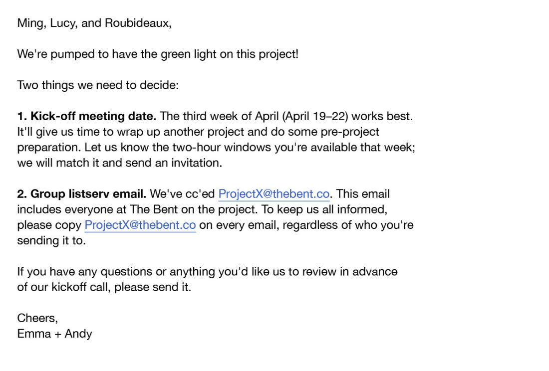 The ruthless edit - The Bent